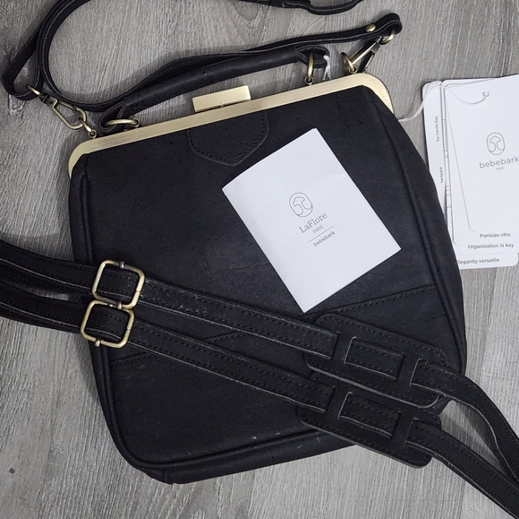 Laflore Paris | Bags | Nwt Laflore Paris Bebebark Black Convertible ...